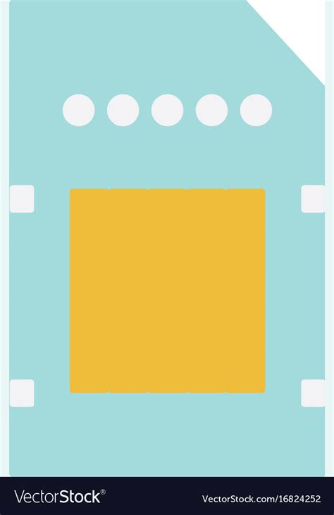 Technology Micro Sd Data Memory Royalty Free Vector Image