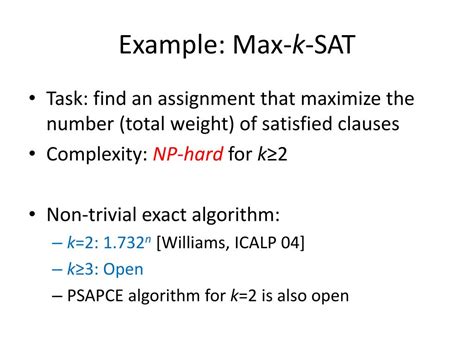 Ppt Efficient Exact Algorithm For The Boolean Connectivity Problem In