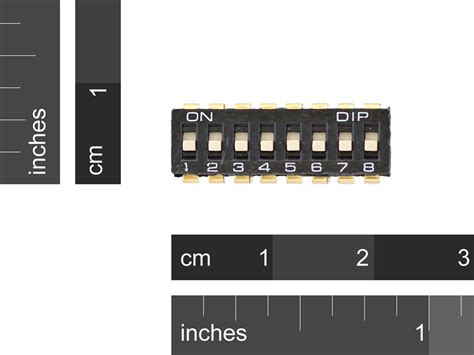 dip switch 8 way 1 25 protostack avr development kits boards