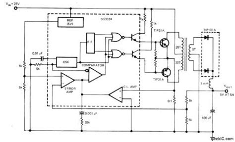PUSH PULL OUTPUT Basic Circuit Circuit Diagram SeekIC Com