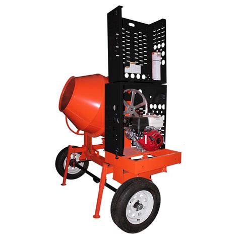 Tk Equipment Cm9ed Honda 8 Hp Towable Conrete Mixer 9 Cu Feet 8 Hp