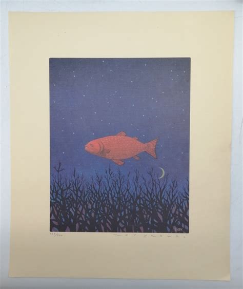 Yahooオークション 矢吹申彦 夜のさかな 全体高さ415cm幅35cm リト