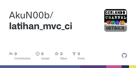 GitHub AkuN00b Latihan Mvc Ci