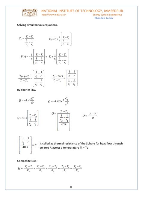 Heat And Mass Transfer Equation Continuity Equation Momentum Equation