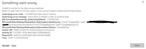 Solved On Premises Gateway Errors When Merging Tables Microsoft