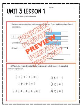 IM Unit 3 HW With Spiral Review By Teach4TheImpact TPT
