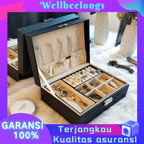 Jual Barang Spot Jewerly Box Kotak Penyimpanan Perhiasan Jam Tangan
