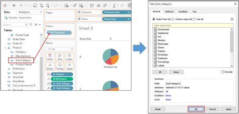 How To Create Panel Chart Showing A Pie Chart Tableau Software