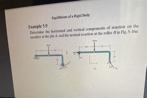 Solved Equilibrium Of A Rigid Body Example Determine The Chegg