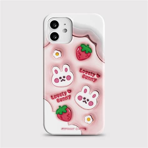 [유광하드 말랑딸기]아이폰케이스 갤럭시 핸드폰 휴대폰 아이폰14 13 12 11 X Xs Xr 8 7 6 Se2 Se3 프로