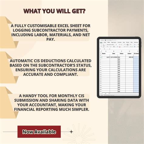 Cis Tracker Excel Template Automated Cis Deductions And Payments Cis Tracker Excel Template Automated Cis Deductions And Payments
