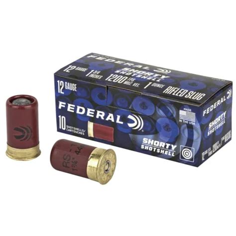 Federal Shorty Shotshell 12 Gauge Rifled Slug 1 75 Ammo The Mag Shack