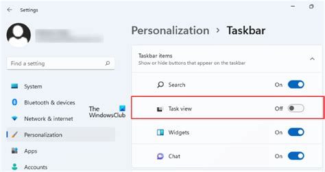 How To Remove Task View Button From Windows 11 Taskbar