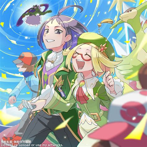 Hilda Hilbert Bianca Cheren Virizion And 3 More Pokemon And 2