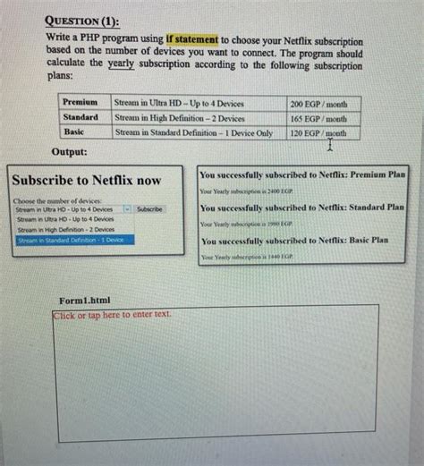 Solved Question 1 Write A Php Program Using If Statement