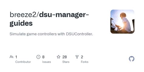 GitHub Breeze2 Dsu Manager Guides Simulate Game Controllers With