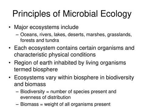 Microbial Ecology Powerpoint Slides Learnpick India