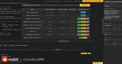 Heres A Preview Of A Text Generation Webui Im Working On That Is Tailored To Programming And