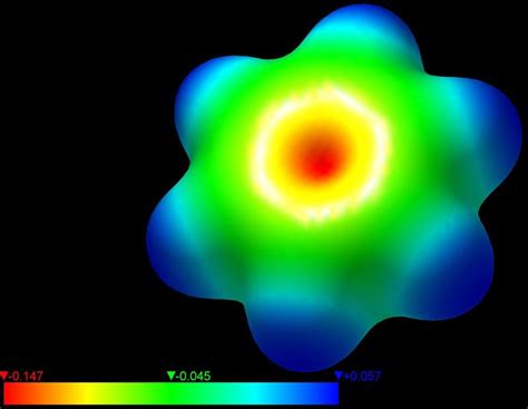 Benzene Electrostatic Potential Map Using Density Creative Learning Novelty Lamp Creative