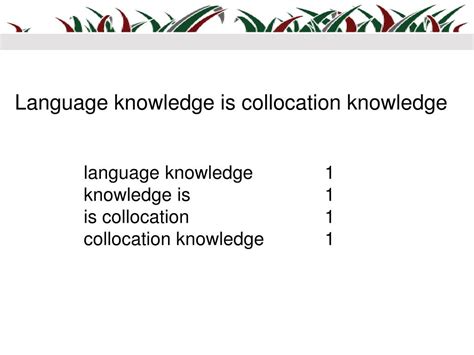Ppt Supporting Collocation Learning Powerpoint Presentation Free Download Id1079704