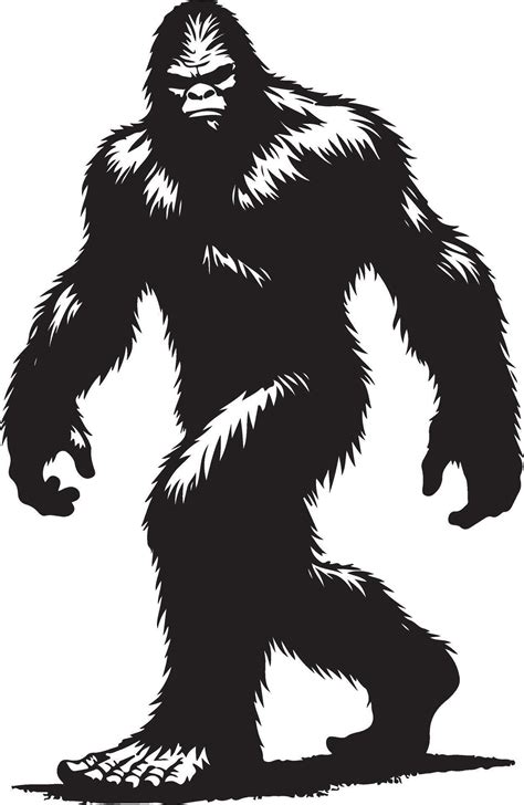 Bigfoot Silhouettes Flat Silhouette Design 46970562 Vector Art At Vecteezy