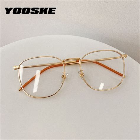 YOOSKE Anti Blue Light Glasses Frame Mental Glasse Grandado