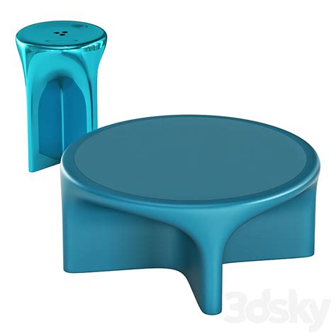 Roche Bobois Cocktail Rocket Table Table 3D Model