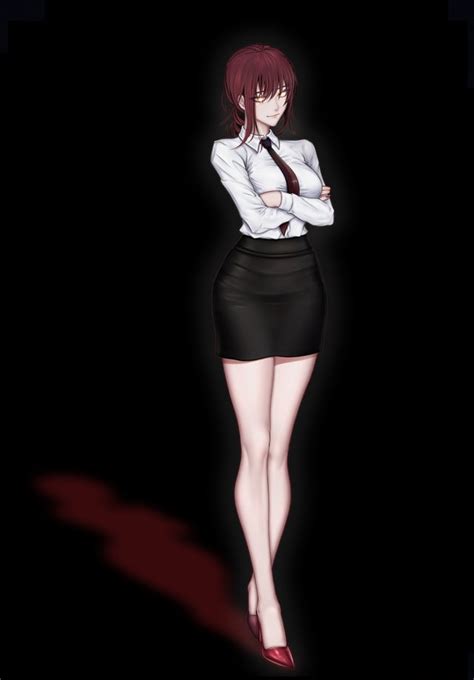 Makima With And Without Clothes Rchainsawmancirclejerk