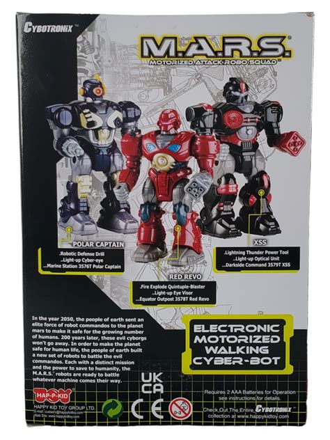 Cybotronix Mars Motorized Attack Robo And 50 Similar Items