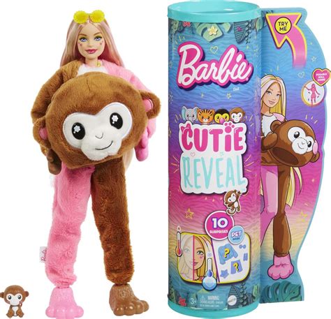 Barbie Cutie Reveal Jungle Series Doll