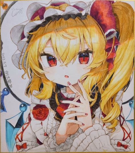 Flandre Scarlet Touhou Drawn By Gunjou Row Danbooru