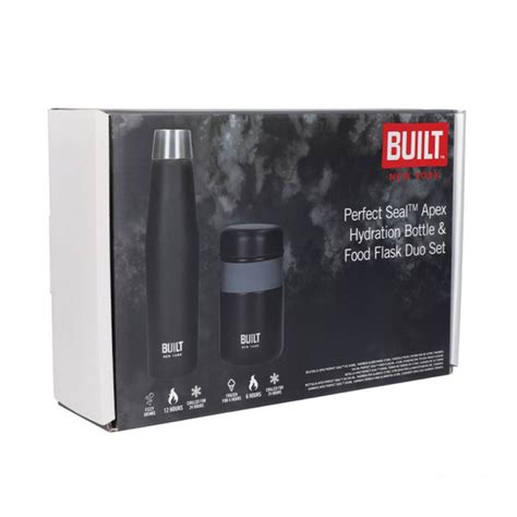 Built Perfect Seal Apex Hydration Bottle And Food Flask Duo Set