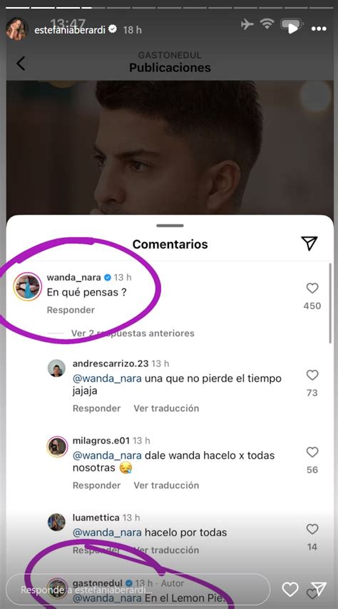 El picante ida y vuelta entre Wanda Nara y Gastón Edul en redes y en