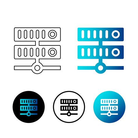Abstract Local Server Icon Illustration 4560372 Vector Art At Vecteezy