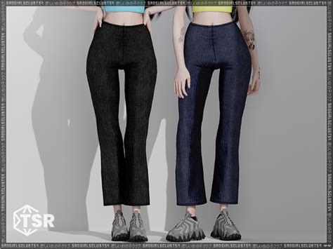 The Sims Resource Patreon Betty Pinstripe Trousers