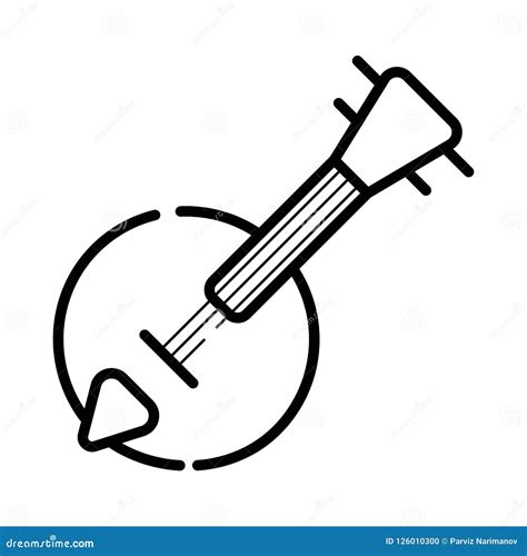 Banjo Icon Vector Stock Illustration Illustration Of Background