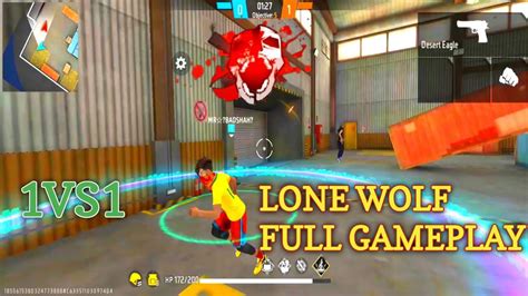 Lone Wolf Full Gameplay 1vs1 Only Headshot Garena Free Fire