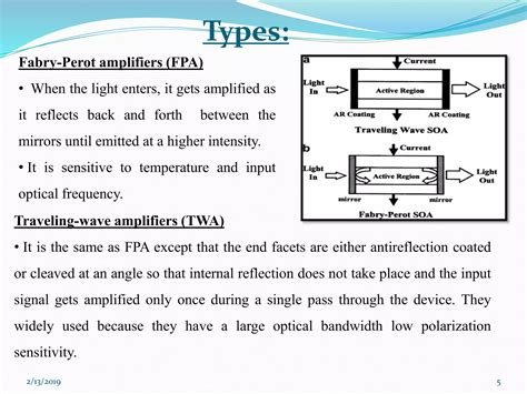 Semiconductor Optical Amplifier Pptx