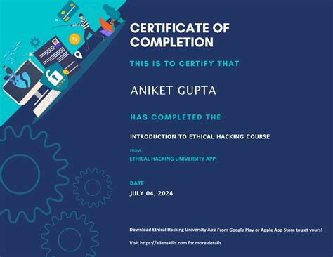 Completed Ethical Hacking course | Aniket Gupta posted on the topic | LinkedIn