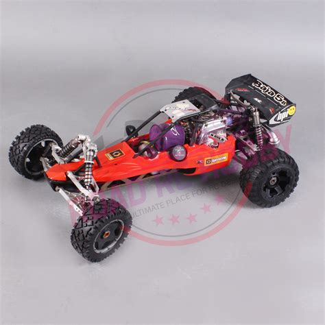 1 5 HPI BAJA 5B CNC Metal UpGraded With CY 26cc Gasoline Engine And DDM Tuned Pipe Black Orange