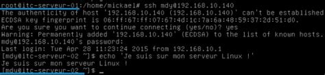 Installation Dun Serveur Ssh Et Première Connexion