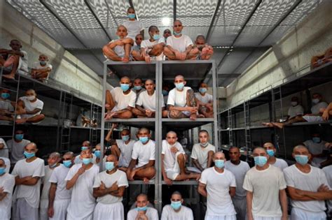 Inside El Salvadors Mega Prison Holding 12 000 Alleged Gangsters