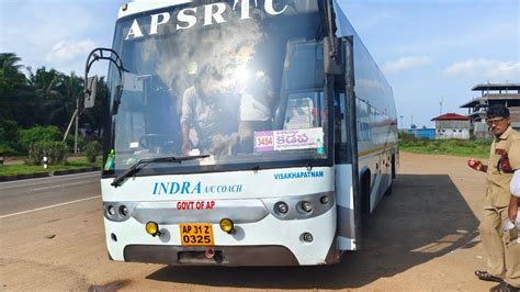 VISAKHAPATNAM TO KADAPA APSRTC INDRA AC BUS YouTube