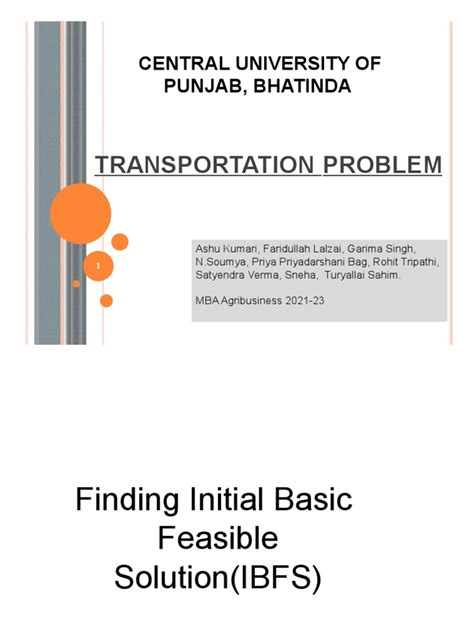 Cmr Transportation Problem Pdf Mathematical Analysis Computer Programming