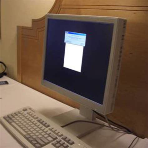 An Example Of One Of The Nec Multisync Lcd Monitors Used During The Download Scientific Diagram