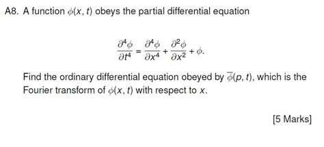 Fourier Transform With Pde