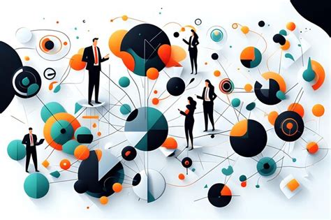 Abstract Business Communication Technology Digital Innovation Future Tech Data Internet Concept