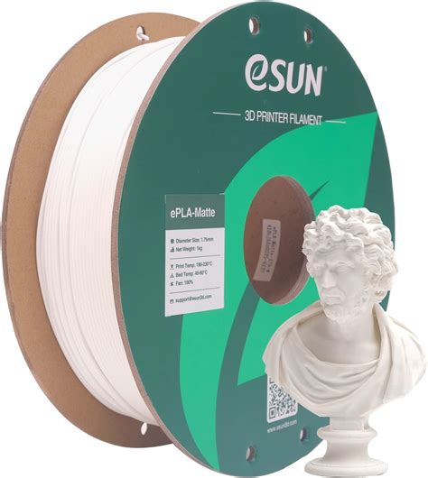 ESUN Upgraded Matte PLA Filament 1 75mm Matte PLA 3D Printer Filament