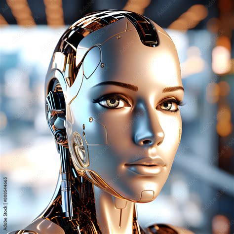 Feminine Robot Brain The Intersection Of Beauty And Ai Technology Ai