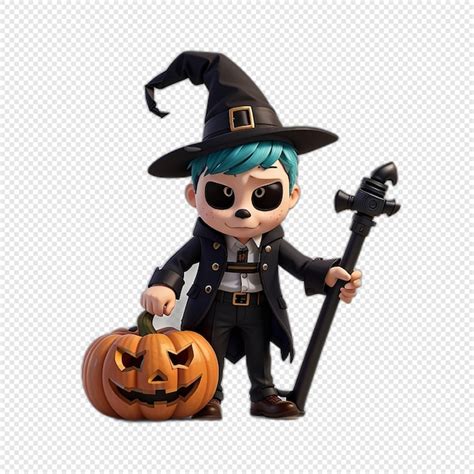 Premium Psd Halloween Sticker Illustration